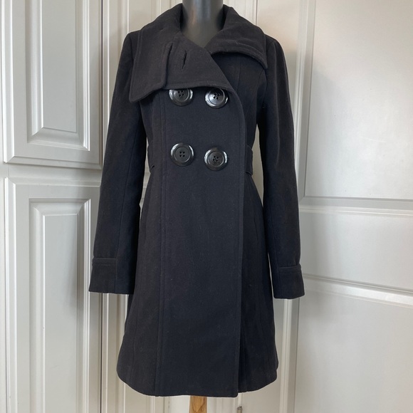 Soia & Kyo | Jackets & Coats | Soia And Kyo Black Peacoat Jacket Size ...